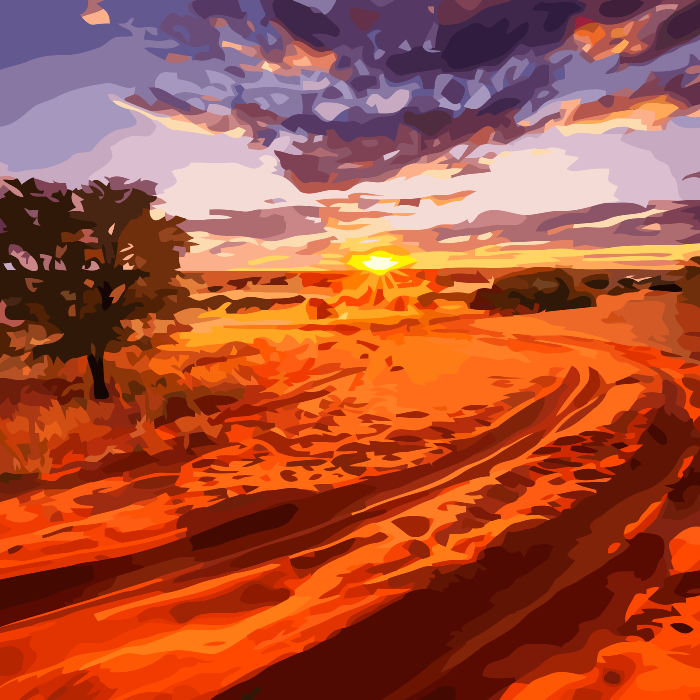 Oil Painting: Color by Number