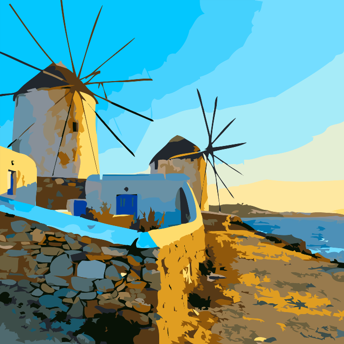 Oil Painting: Color by Number