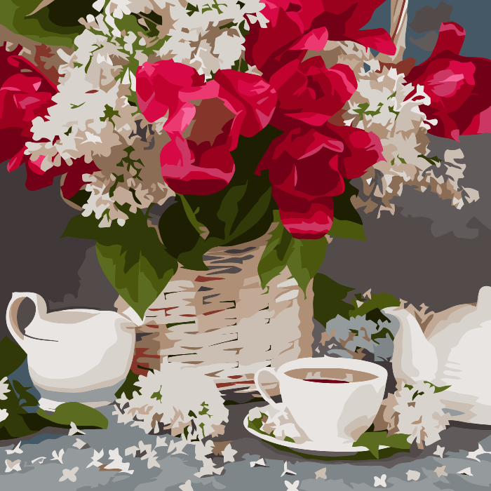 Oil Painting: Color by Number