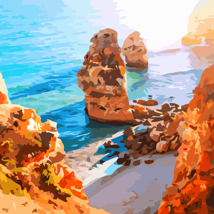 Oil Painting: Color by Number