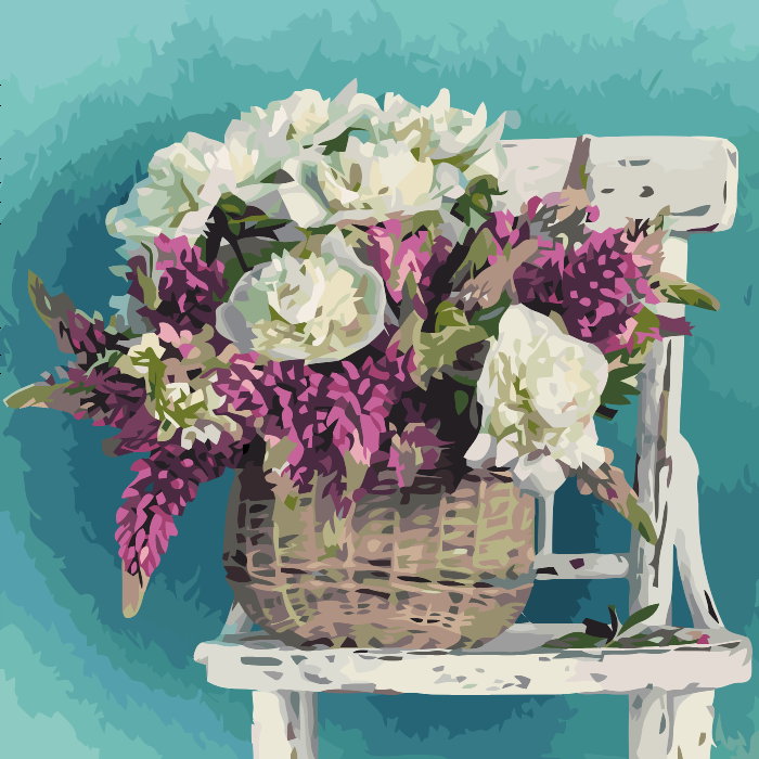 Oil Painting: Color by Number