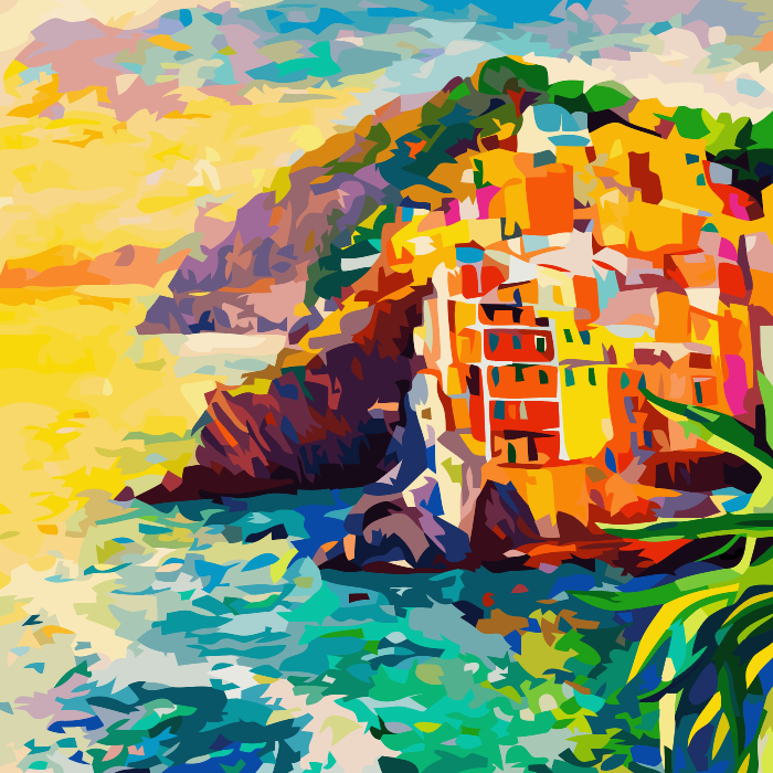 Oil Painting: Color by Number