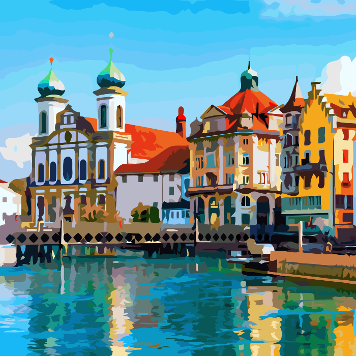 Oil Painting: Color by Number