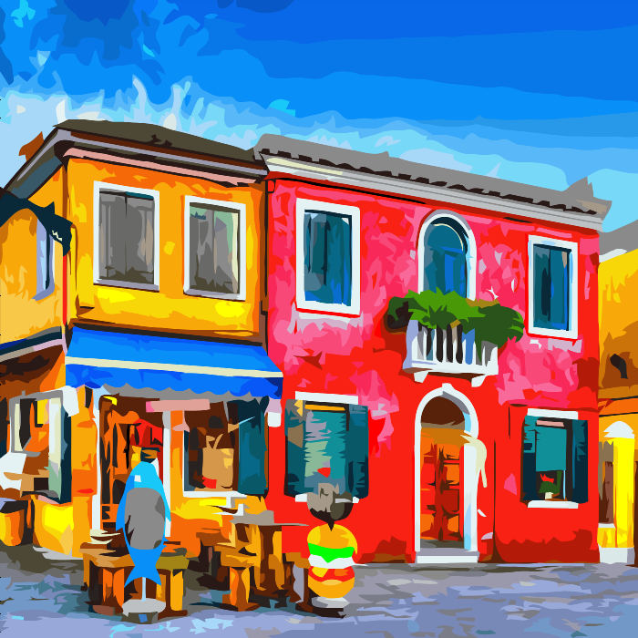 Oil Painting: Color by Number