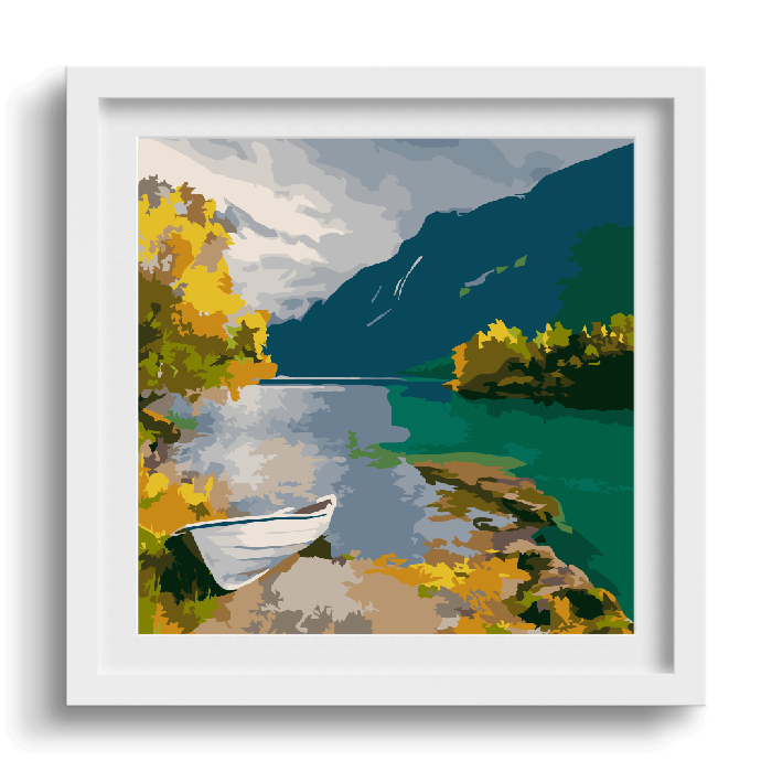 Oil Painting: Color by Number