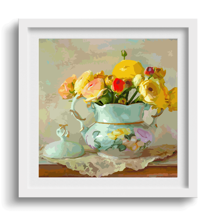 Oil Painting: Color by Number