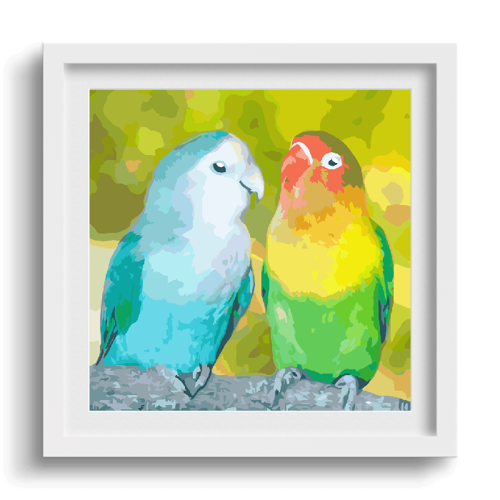 Oil Painting: Color by Number