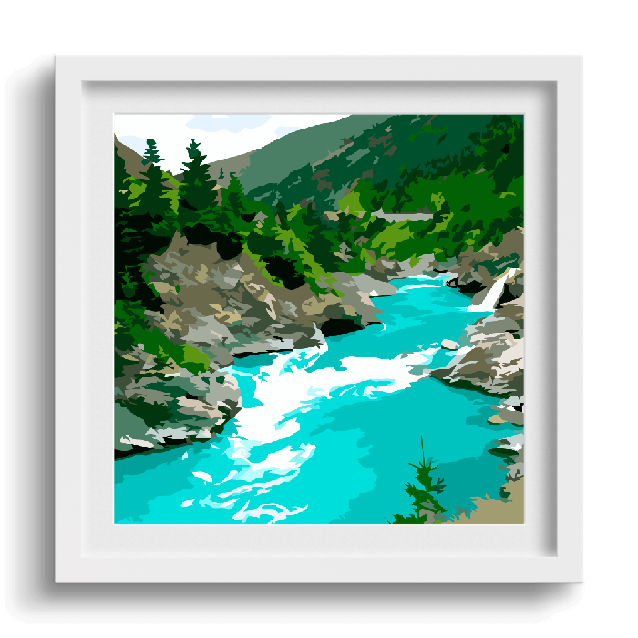 Oil Painting: Color by Number