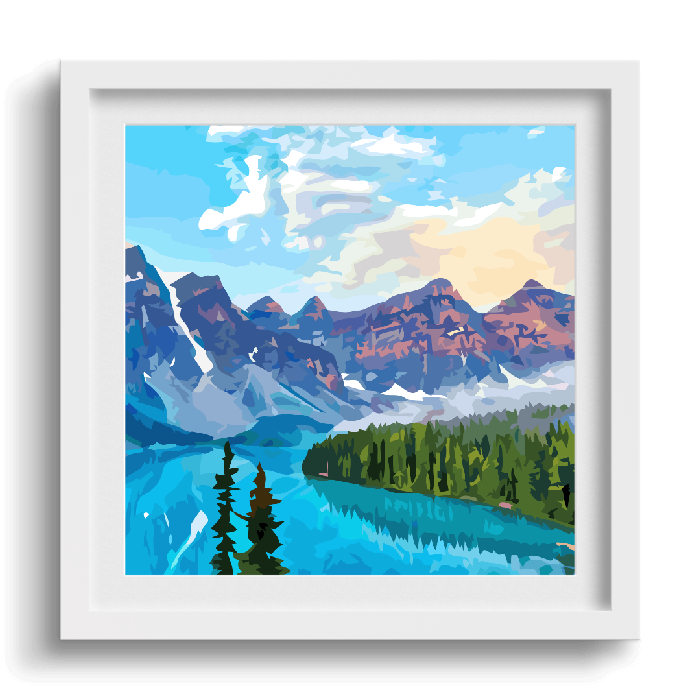 Oil Painting: Color by Number