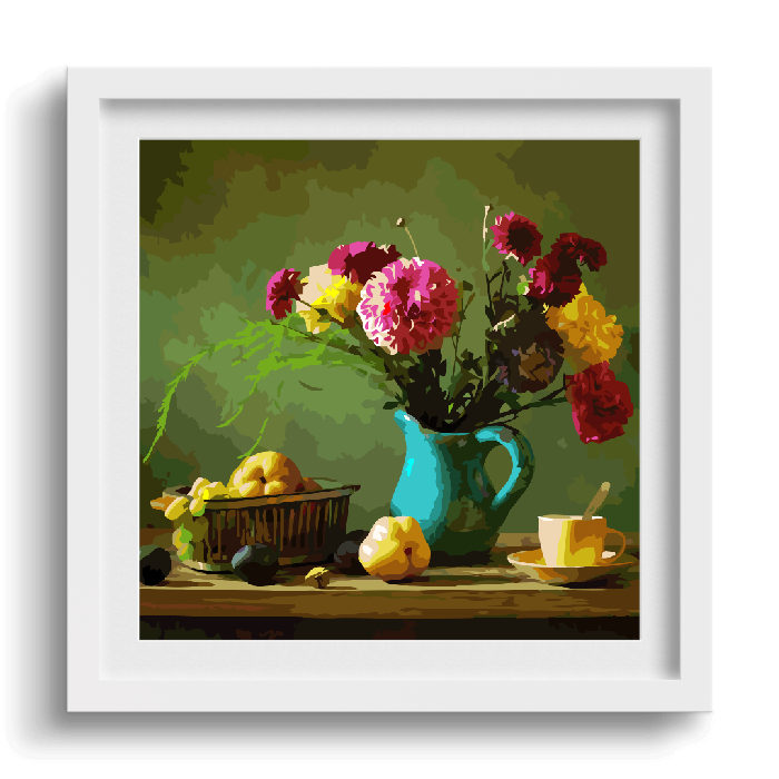 Oil Painting: Color by Number