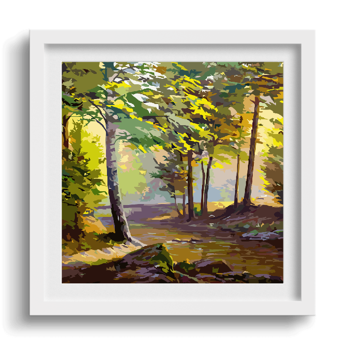 Oil Painting: Color by Number