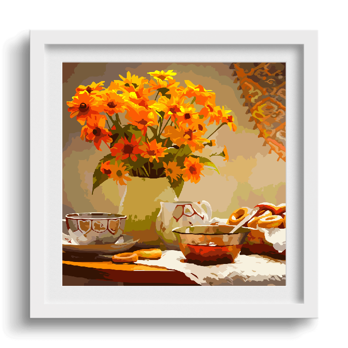 Oil Painting: Color by Number