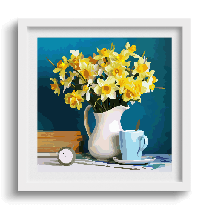 Oil Painting: Color by Number