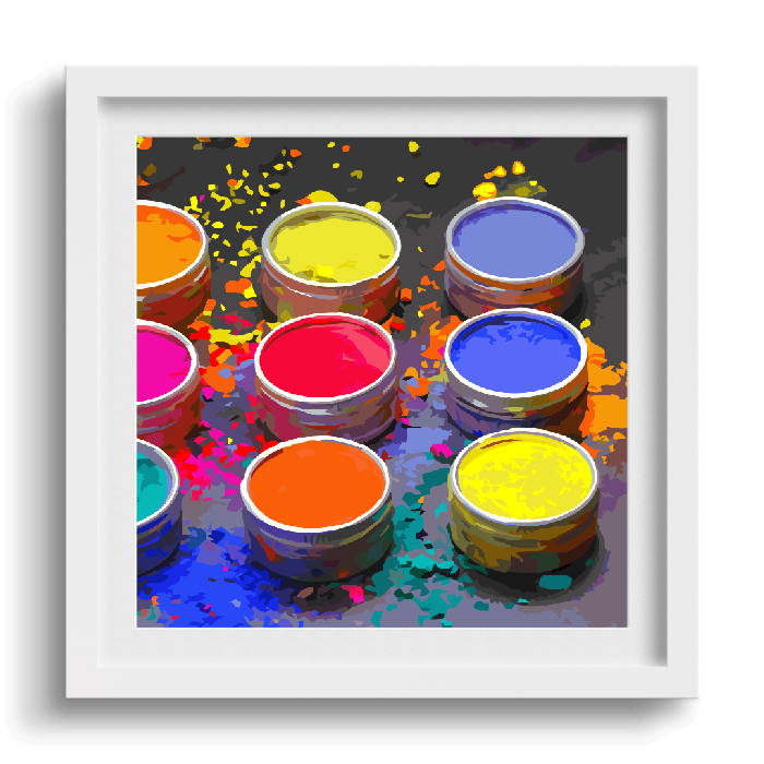 Oil Painting: Color by Number