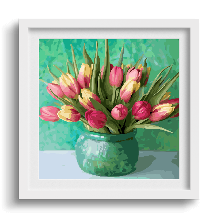 Oil Painting: Color by Number