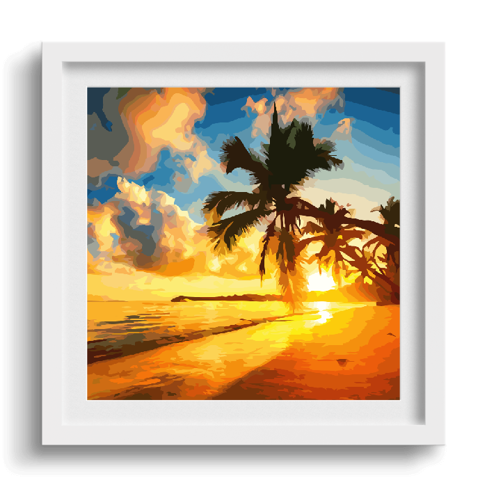 Oil Painting: Color by Number