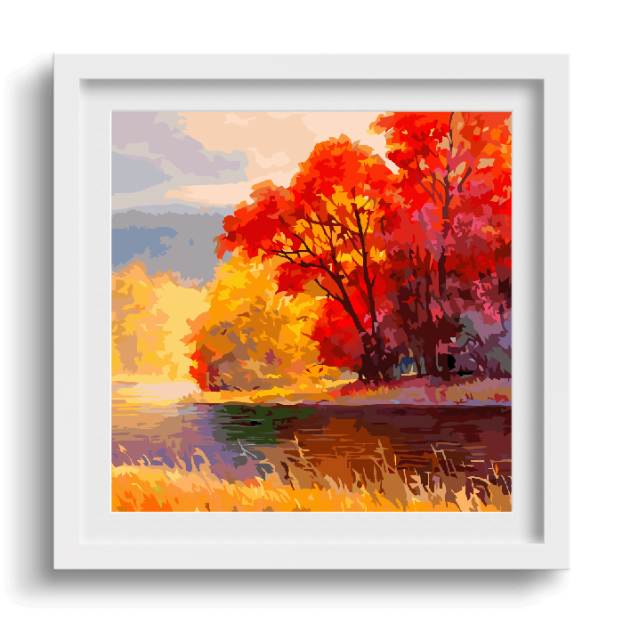 Oil Painting: Color by Number