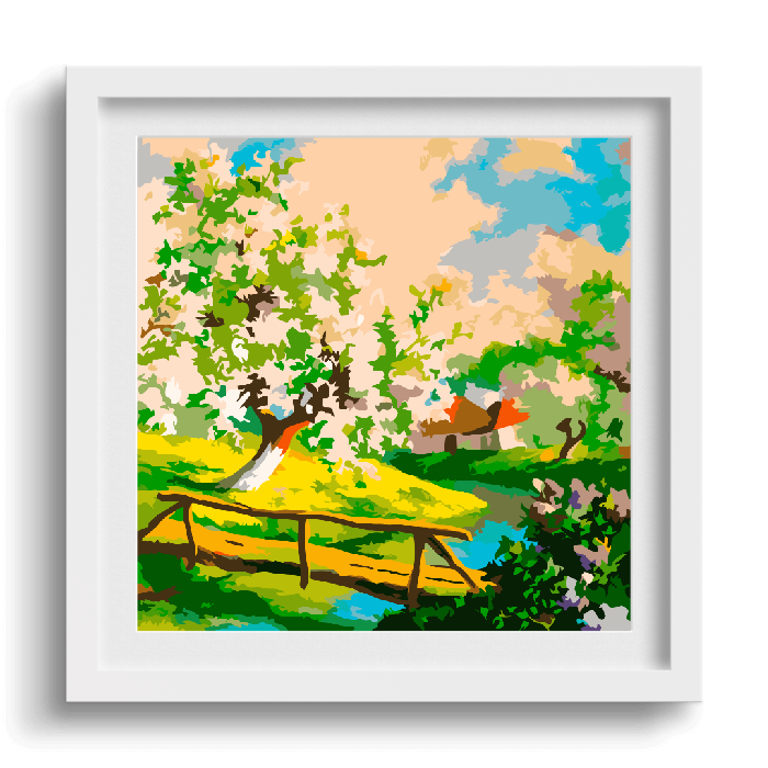 Oil Painting: Color by Number