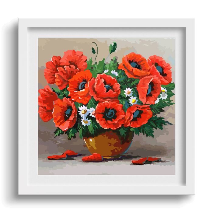 Oil Painting: Color by Number