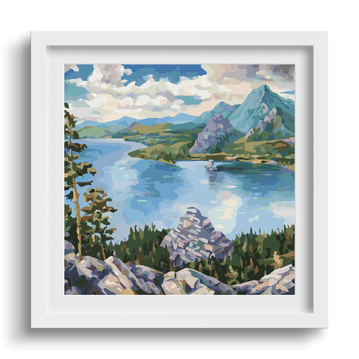 Oil Painting: Color by Number